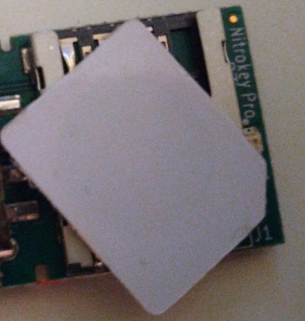 Forgot Nitrokey HSM 2 SO-PIN. Resetting by replacing micro-SIM possible? - Misc - Nitrokey Support