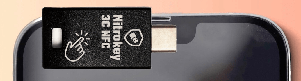 Nitrokey 3C NFC on iOS Safari: Permanent message for the URL "nitrokey.com" - FIDO2 / Nitrokey 3 ...